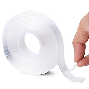 Mr. Pen- Double Sided Tape, 0.7 Inch, Transparent, Double Sided Tape for Walls, Double Sided Adhesive Tape, Mounting Tape, Adhesive Tape, Two Sided Tape, Double Stick Tape, Double Face Tape