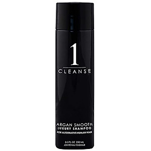 Jon Renau Argan Smooth Luxury Shampoo for Human Hair, 8.5 Ounce