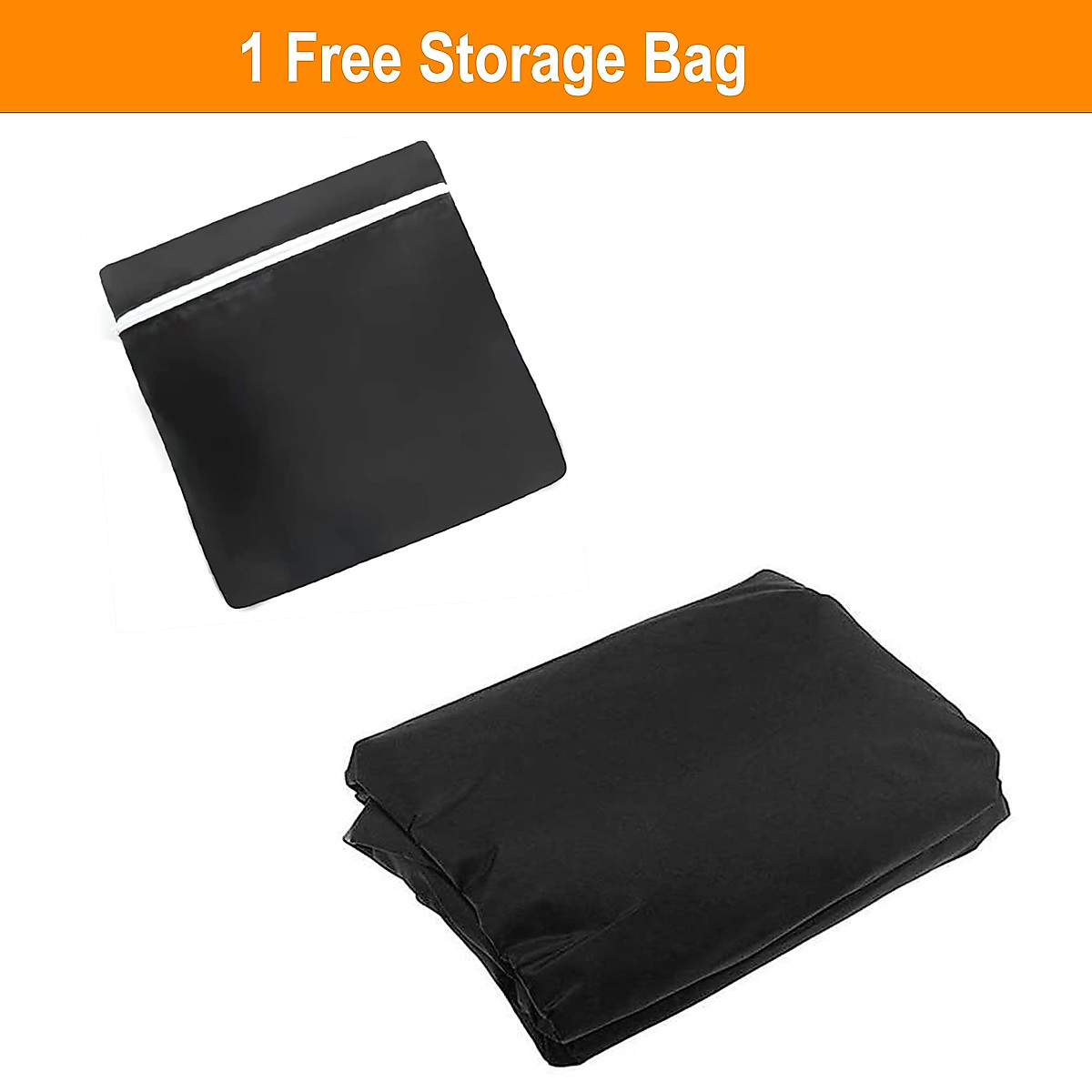 GINJKGO Snow Blower Covers Winter - Waterproof Snow Blower Accessories, Durable Snow Blower Covers Fit Most Electric Snow Blowers 43Lx32Wx35H/50”H(Cover Only)