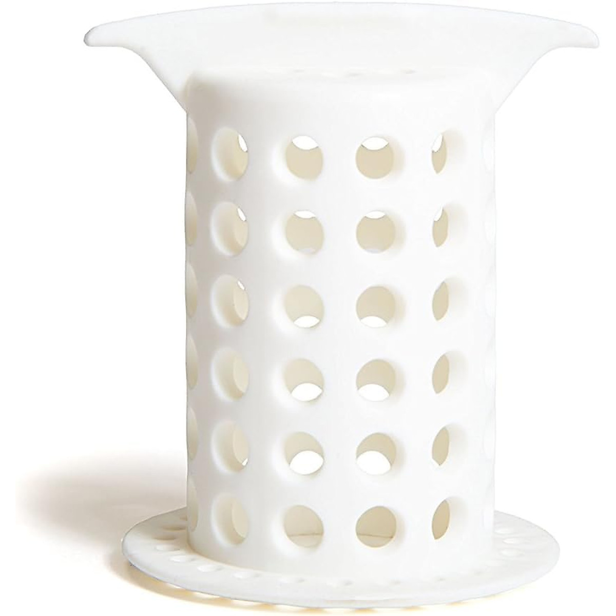 ShowerShroom The Revolutionary 2" Stand-Up Shower Stall Drain Protector Hair Catcher/Strainer, White