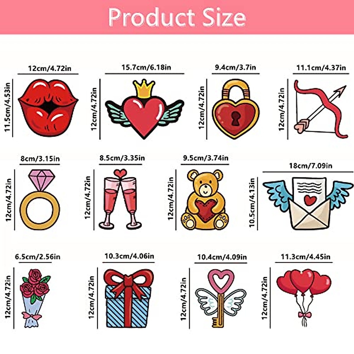 Mocossmy Valentine's Day Heart Magic Scratch Art for Kids,12 PCS Bear Rose Ring Lip Heart Present Rainbow Double Sided Scratch Paper Art Crafts for Kids Boys Girls Birthday Gifts Party Supplies Games