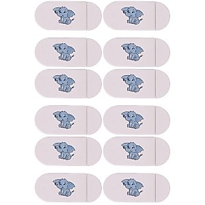 SOLUSTRE 12 pcs Camera Privacy Cover Webcam Cover Slide Camera Slide Cover Cute Laptop Lens Cover Webcam Privacy Computer Tablet para niños Webcam Lens Cover Slider Protector Pearlescent