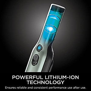 Shark WV201GNBRN WANDVAC Cordless Hand Vac, Lightweight and Portable at 1.4 lbs. with Powerful Suction, Charging Dock, One-Touch Empty for Car & Home, Green, 0.08 Qt. Capacity