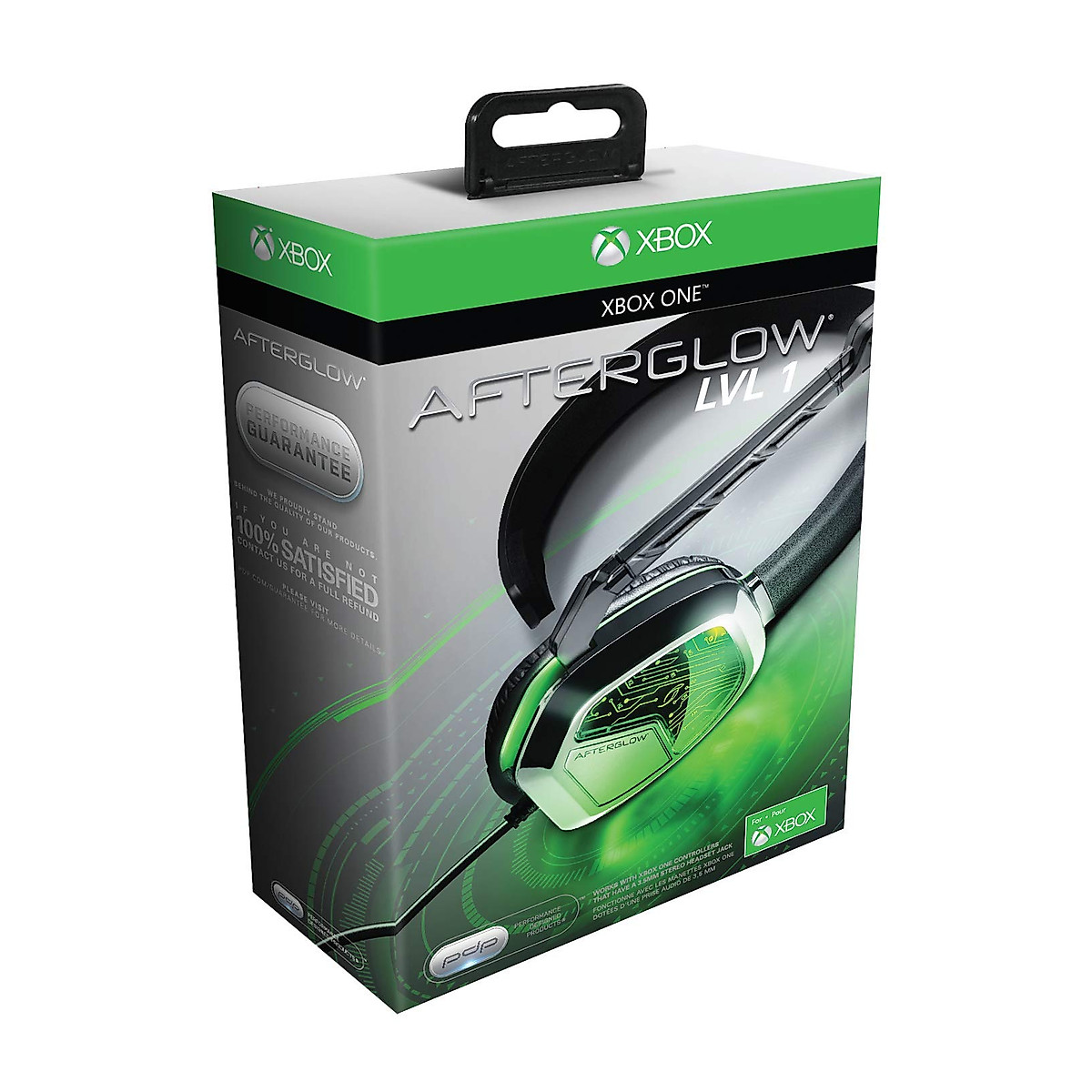 PDP Gaming LVL1 Wired Chat Headset With Noise Cancelling Microphone: Black - Xbox One