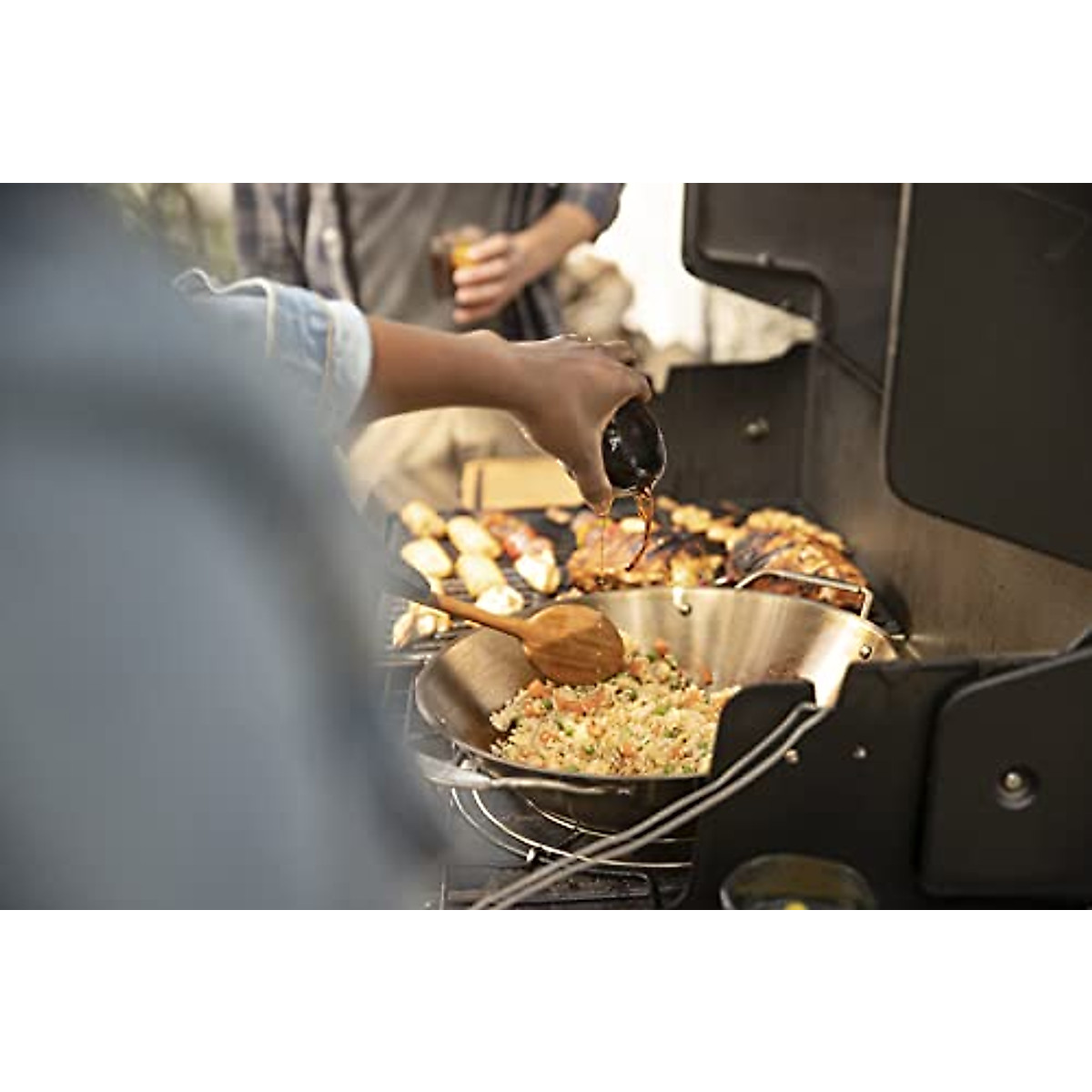 Weber Genesis E-335 Liquid Propane Gas Grill, Deep Ocean Blue