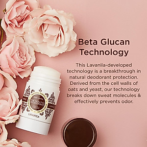 Lavanila Pure Vanilla Natural Aluminum Free Deodorant 2-Pack - The Healthy Deodorant for Men and Women, Solid Stick (2 Ounce Each), Vegan