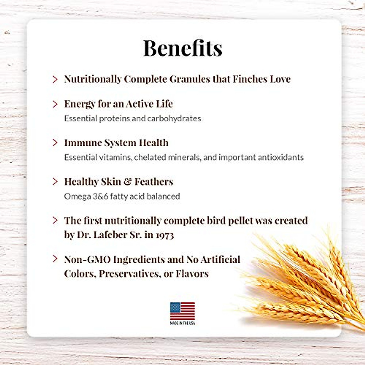 LAFEBER'S Finch Premium Daily Diet (Classic, 1 lb)