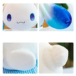 BAI LAN HEI Dog Plush Toy 40cm, 15.7'' Kawaii Cartoon Starry Eyes Dog Doll Stuffed Animal Toy Gifts for Boys Girls, Children's Day Gift