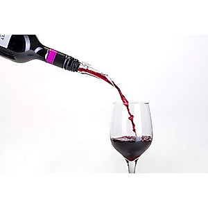 Cork Pops Nicholas VinOair Wine Aerator, Black, 6 Inch