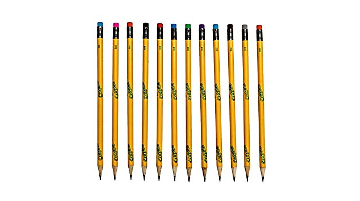 Crayola Number 2 Pencils - 12 Pack for School & Creative Use