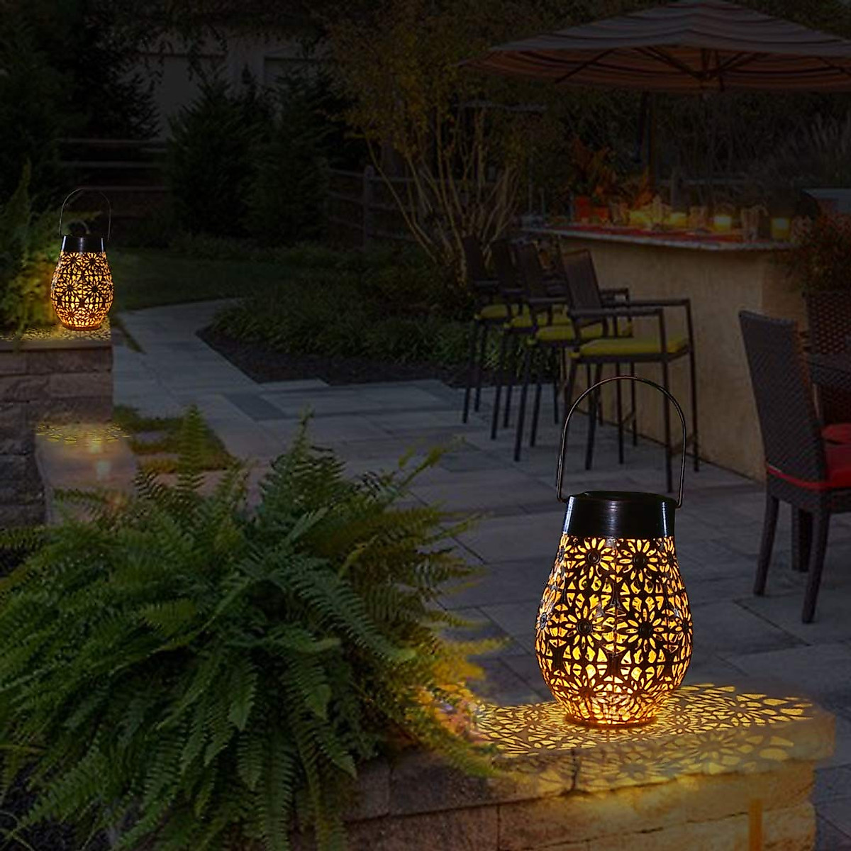 Lantern with SolarLights Decor for Patio 20,L8