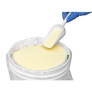 Standard Lab Sampling Scoops, 4 oz. Capacity, Polystyrene, Non-Sterile, Disposable, White (Pack of 10)