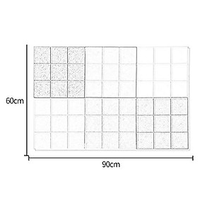 Wall decoration DIY Felt Board Wall Sticker Message Board ins Photo Wall Hanging Household Display Board Cork Board of Childcare Center