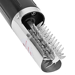 OKJHFD Electric Fish Scaler, Waterproof Powerful Motor for Fish Scaling, Powerful Fish Scaler Scale Scraper Remover Cleaner Skinner(110-240V)