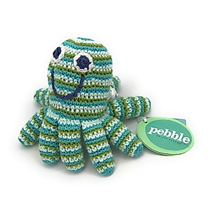 Pebble Green Octopus Rattle, 1 EA