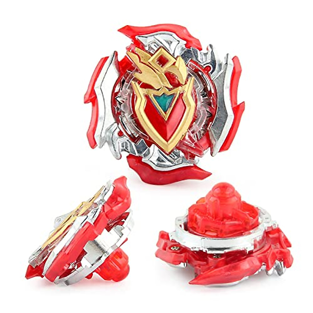 Gytobytle 2 Bey Spinning Top Launcher Battling Set, Blade Burst Surge Metal Fusion with Box for Boys Kids