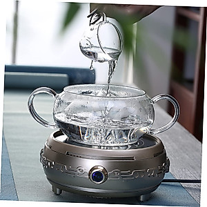 Mikinona with Lid Versatile Glass Saucepan for Cooking Serving and Baking Ideal for Stovetop Oven Use for Soups Sauces and More