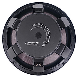 Sound Town 18” 800W Cast Aluminum Frame Woofer (Low Frequency Driver), Replacement Woofer for PA/DJ Subwoofer Cabinet (STLF-18200A)