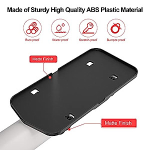 COOLWUFAN Phone Holder for Peloton Bike & Bike Handlebar Stable Anti-Slippery Phone Mount Tray Compatible with Peloton Bike, Bike+ Plus, Spin Bike, Accessories for Peloton (Easy Installation)