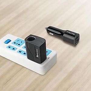 RoyPow AC to DC Converter Power Supply Transformer 2A/24W AC/DC Adapter 110V/120V to 12V Car Cigarette Lighter Socket, Not for Pump, Inflator