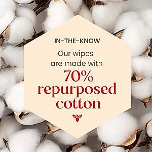 Burt's Bees Micellar Facial Towelettes With Rose Water, Pre-Moistened Towelettes for All Skin Types, 99.5 Percent Natural Origin Skin Care, 30 ct. Package