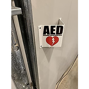 AED Sign 3D Projecting Location Inside AED Signs For Workplace or Wall