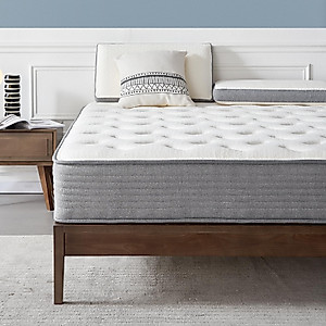DIGLANT Twin XL Hybrid Mattress, 10 Inch Hybrid Tight Top Mattress, Memory Foam Pocket Spring Mattress Sleep Supportive & Pressure Relief, Medium Firm Feel Mattress in a Box, CertiPUR-US Certified