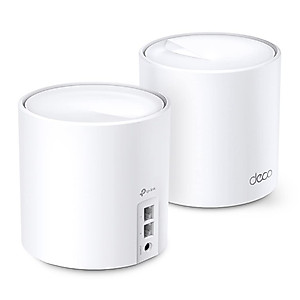 TP-Link Deco WiFi 6 Mesh WiFi System(Deco X20) - Covers up to 4000 Sq.Ft. , Replaces Wireless Internet Routers and Extenders, 2-Pack