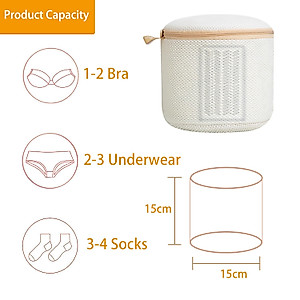 2PCS Bra Bags For Laundry,Mesh Bra Washing Bags for Washing Machine,Lingerie Bags For Washing Delicates,Underwear Brassiere Washing Bags with Zipper for Women