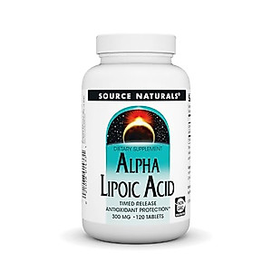Source Naturals Alpha Lipoic Acid, Time Released Antioxidant Protection* - 120 Time Release Tablets