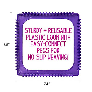 Made By Me Ultimate Weaving Loom by Horizon Group Usa, Includes Over 380 Craft Loops & 1 Weaving Loom (Amazon Exclusive), Multicolor