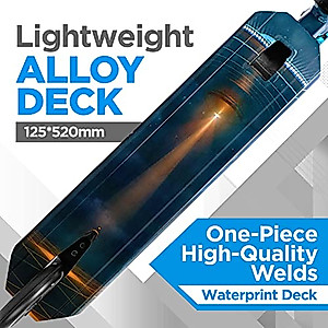 Lightweight Kick Stunt Scooter - Lab Tested Safety Certified Street Freestyle Trick Scooter w/Alloy Deck, High Impact Wheels, ABEC-9 Bearing, HIC System - for Kids & Teens (Gravity in Aliens)