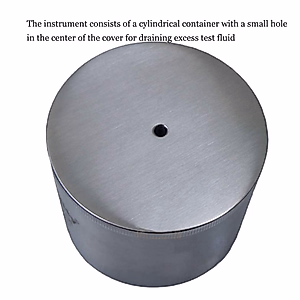 35/50/100ML Stainless Steel Paint Density Specific Gravity Test Cup Liquid PycNameter for Paintwork Coating Density Determiner Pycnometer for Coatings Auxiliary Materials (100ml)