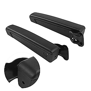 Car for Seat Armrest Pair Car Adjustable for Seat Armrest Shock Resistant PU Sponge Black Flexible Auto Parts Universal for Automobiles Trucks