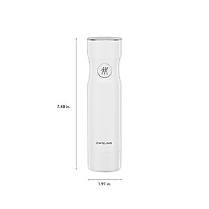 ZWILLING Fresh & Save Vacuum Sealer Machine Starter Set with Airtight Food Storage Container Glass, Sous Vide Bags, Meal Prep