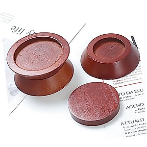 Floor Bed Frame 3pcs Furniture Booster Furniture Leg Pad Table Risers Solid Wood Bed Frame Furniture Lift Floor Sofa Furniture Lift Riser Furniture Foot Pads Bed Risers