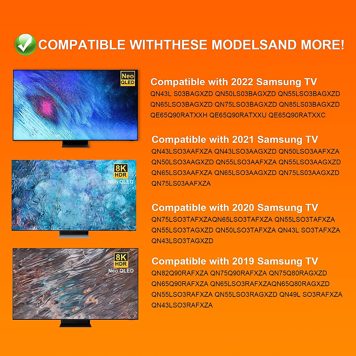 BN39-02470A Replacement One Connect Cable fit for Samsung TV QN43LS03RAF, QN43LS03TAF, QN49LS03RAF, QN50LS03TAF, QN55LS03RAF, QN55LS03TAF, QN65LS03RAF, QN65LS03TAF, QN65Q90RAF, QN75LS03TAF, QN75Q90RAF