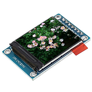 1.3 Inch IPS Color LCD Display Module 240x240 RGB 3.3V SPI ST7735 Vivid and Intuitive, 4 Mounting Holes for Arduino