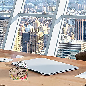 Thank You Gift for Women Inspirational Gifts Coworker Gifts Office Gift for Colleague Leaving Job Gifts Farewell Gift Appreciation Gifts for Friends Nurse Teacher Keepsake (Heart)