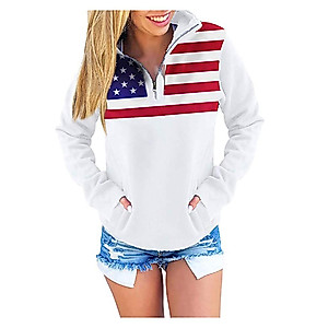 Bikini Top White t Shirts for Men Plus Size Blouses for Women White Tank Top Women Womens Shirts Summer Womens Blouses and Tops Sleeveless Tops for Women Girls 4th of July Shirt(White,L)