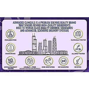 Advanced Clinicals Hyaluronic Acid Cream Moisturizer Skin Care Lotion For Face, Body, & Hands. Instant Hydration Anti Aging Skin Firming Lotion For Crepey Skin, Wrinkles, & Dry Skin, Large 16 Ounce