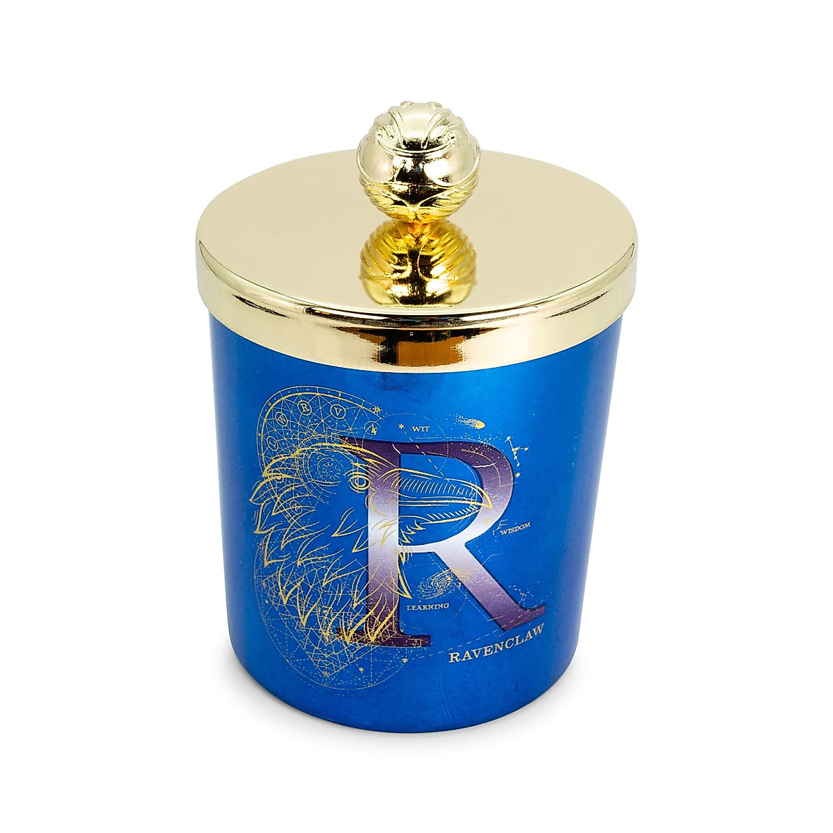 Harry Potter House Ravenclaw Premium Scented Soy Wax Candle with Unique Aromatic Fragrance | 50-Hour Burn Time | Home Decor Housewarming Essentials, Wizarding World Hogwarts Gifts and Collectibles
