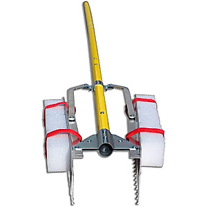 Jenlis Razer Rake - Collapsible All-Purpose Aluminum Lake and Landscape Weed Rake