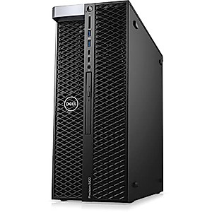 Dell Precision T5820 Workstation Desktop (2018) | Core Xeon W - 1TB SSD + 1TB SSD - 64GB RAM - Quadro P2200 | 8 Cores @ 4.5 GHz - 5GB GDDR5X Win 10 Pro