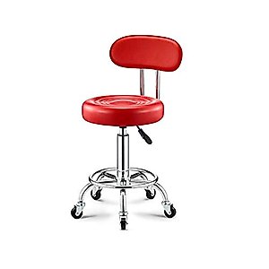 WUYUNTIAN Dental Stool - Dental Saddle Doctor Stool Dental Medical Chair Adjustable Mobile Chair Leather Dentist Chair Dental Stool