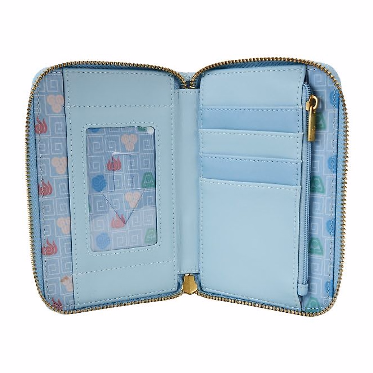 Loungefly Avatar The Last Airbender Aang Appa and Momo Zip Around Wallet