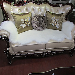 Modern Indoor Shaggy Fur Area Rug, Luxury Soft Fluffy Bedroom Rugs, Shaggy Silky Plush Carpet, Nonslip Home Decor Shag Rug Floor Furry Carpets, for Children Boys Girls Bedroom Rugs