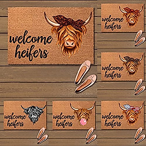 Yealise Home Entrance Rug Fashion Cute Cow Pattern Print Bathroom Kitchen Living Room Doorway Mat