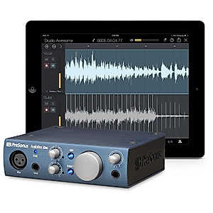 PreSonus AudioBox Ione 2x2 Audio Recording Interface for USB/iPad and iOS Devices Studio Bundle with Studio One Artist Software Pack