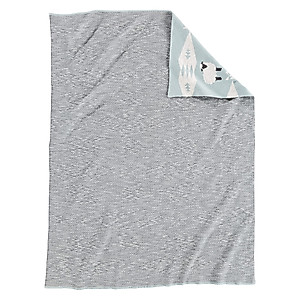 Pendleton Organic Cotton Knit Baby Blanket w/ Beanie, Sheep Dreams